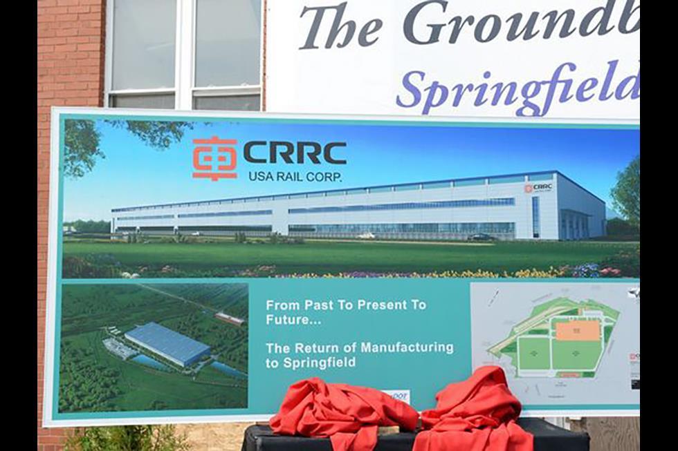 Groundbreaking ceremony for CRRC's US assembly plant | News | Railway ...